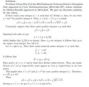 Problem of the week – COMC 2024 – CMS-SMC