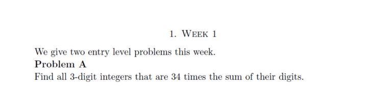 Problem of the week – COMC 2025 – CMS-SMC